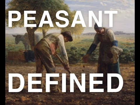What is a PEASANT? What does PEASANT mean? PEASANT meaning, definition, and explanation