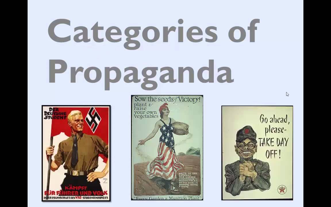 Persuasion and Propaganda ppt week 1