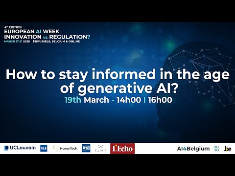 EU AI Week 2025 - How to stay informed in the age of generative AI?
