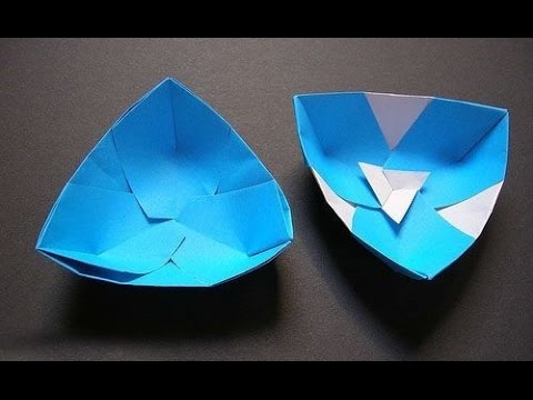 How To Make An Origami Paper Bowl | The Secrets of Origami