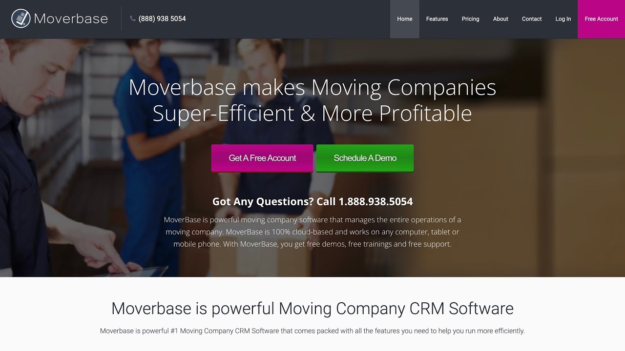 Moverbase / Best Moving Company CRM Software