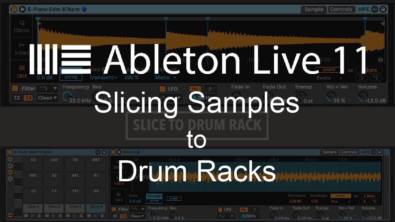 Ableton Live 11 Tutorial | Slicing Samples to Drum Racks