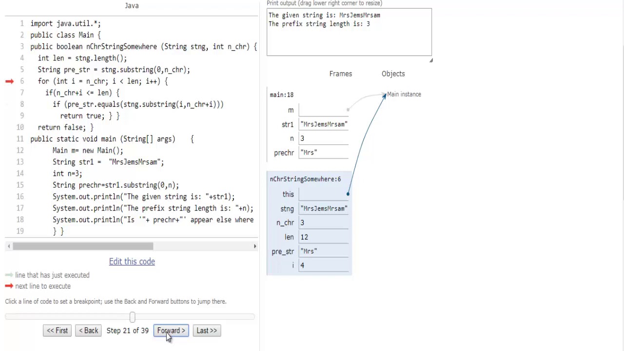 w3resource.com: Java String Exercise-74