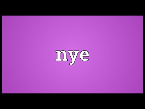 Nye Meaning