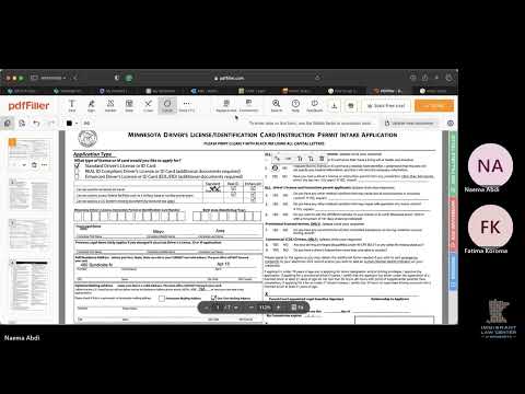 How to Fill Out the Minnesota Driver's License Application