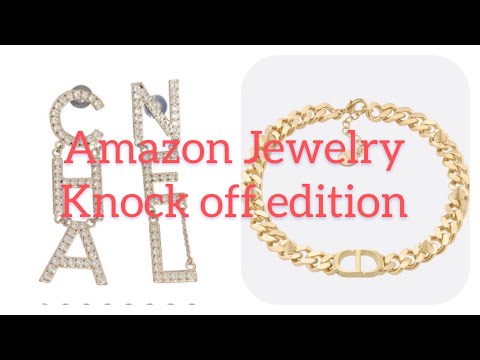Hi!!! Amazon Jewelry haul. Chanel and Christian Dior wannabes