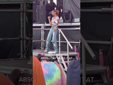 This Interpreter at ACL is Incredible ❤️