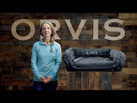 ORVIS - Memory Foam Bolster Bed with Snap Off Pads