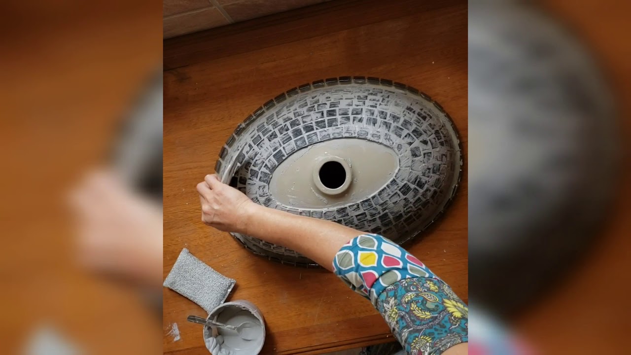 Mosaico: Processo de rejunte