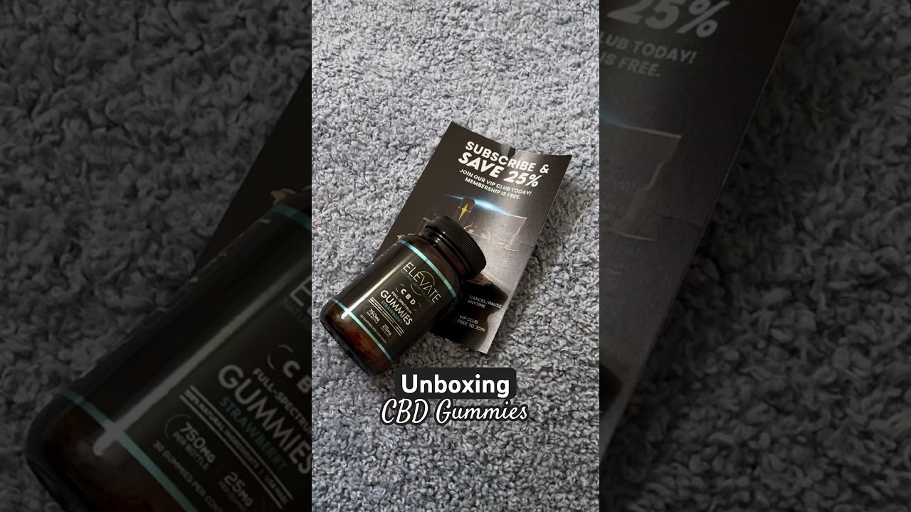 Unboxing CBD Gummies | Stress Relief | Anxiety Relief