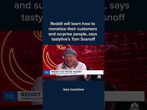 Reddit will learn how to monetize their customers and surprise people, says tastylive's Tom Sosnoff