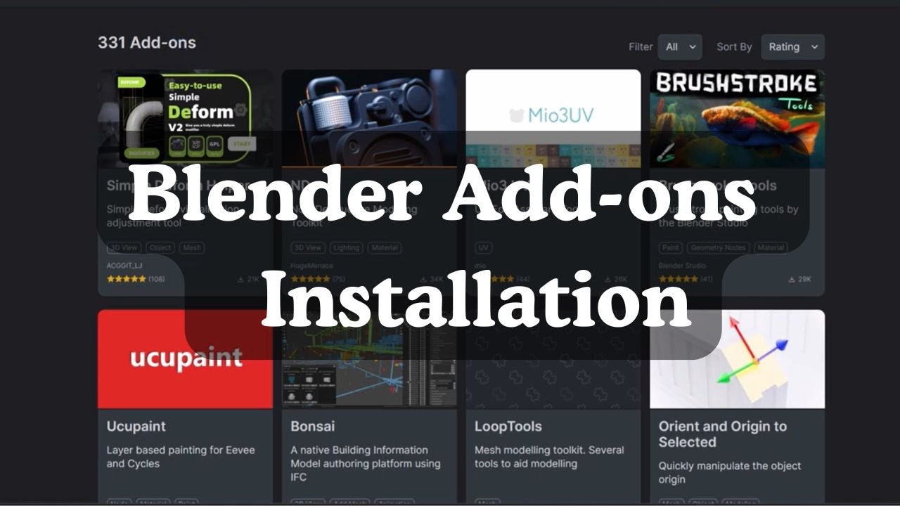 How to Install Add-Ons in Blender (from GitHub & Blender.org)