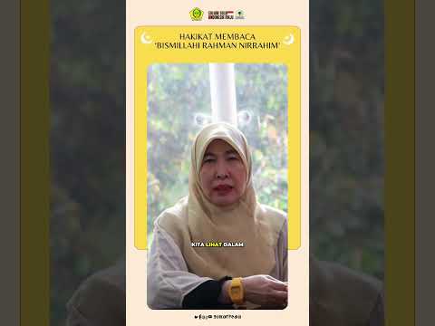 HAKIKAT MEMBACA 'BISMILLAHIRRAHMANNIRRAHIM'