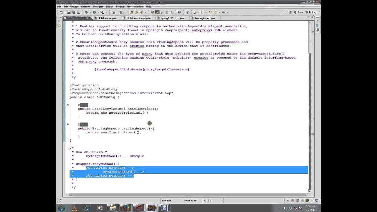 SPRING FRAMEWORK AOP WHAT IS @EnableAspectJAutoProxy