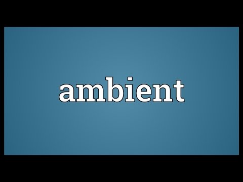 Ambient Meaning
