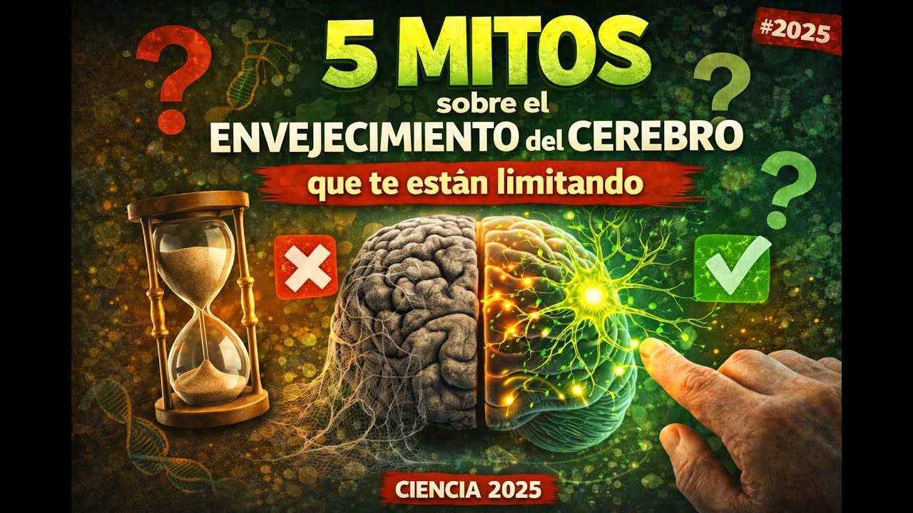 5 MITOS sobre el envejecimiento del CEREBRO que te están limitando | Ciencia 2026
