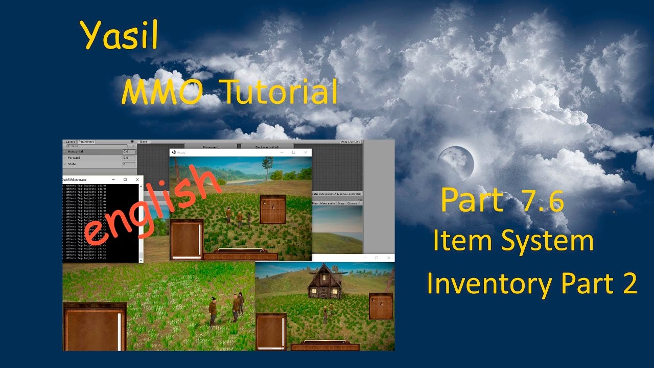 #7.6 Unity 5 Tutorial MMO ItemSystem Inventory Part 2