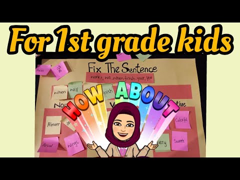 Word Order for Kids | Sentence Structure for grade 1 Kids | By Tiny EdTech