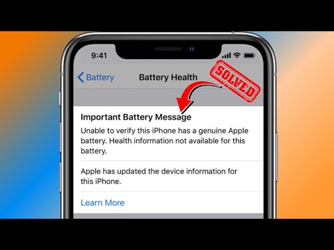 Unable to Verify This iPhone Has a Genuine Apple Battery | Fix