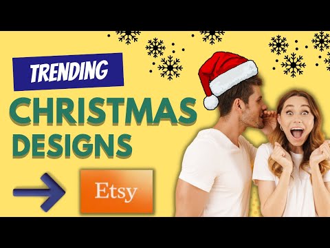 Christmas Print On Demand Ideas Using Etsy & Canva in 2022