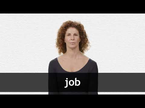 How to pronounce JOB in American English