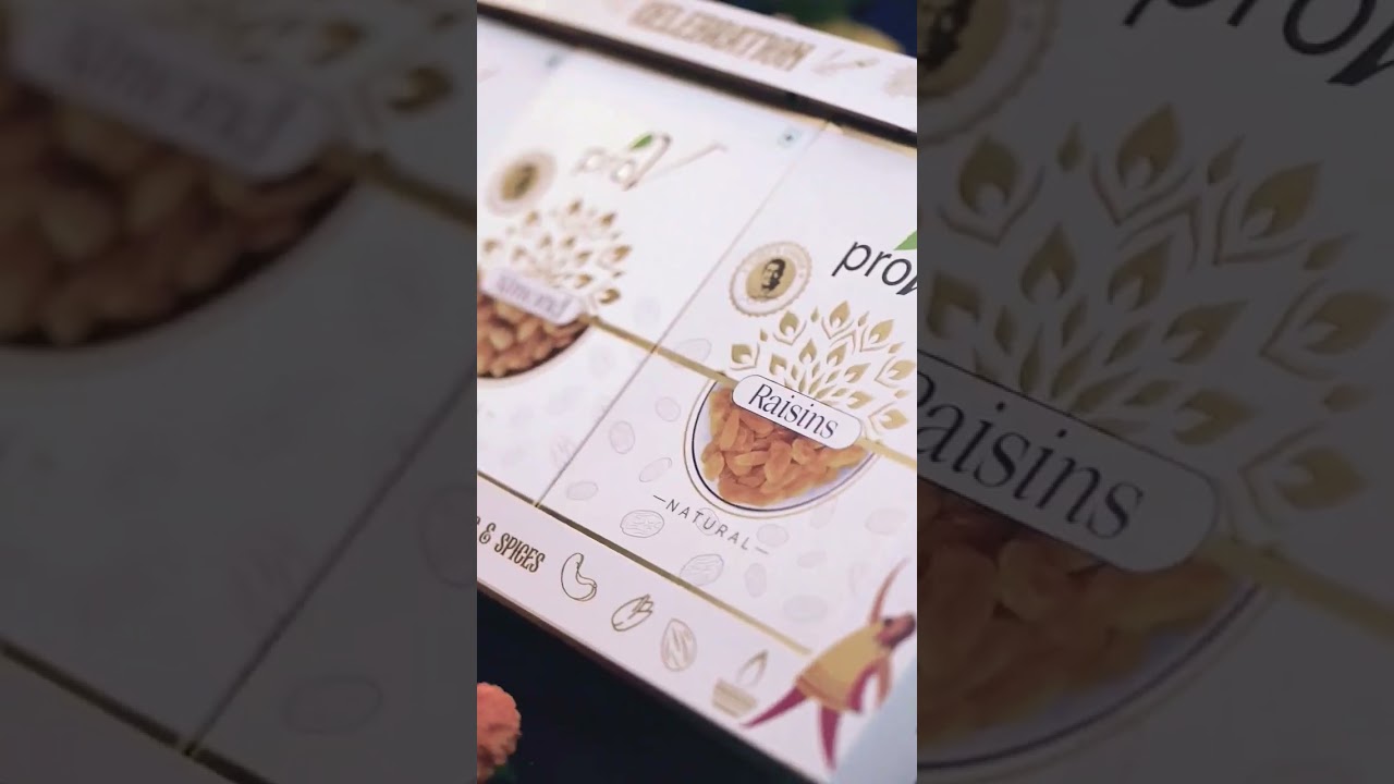 🎁 Introducing the ProV Dryfruits Gift Box - a chef  Sanjeev Kapoor choice!