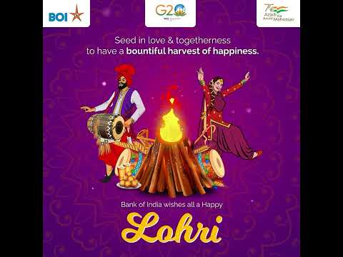 Bank Of India - Lohri Wishes