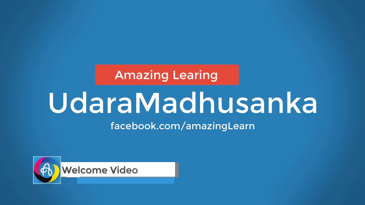 Amazing Learning Intro Video