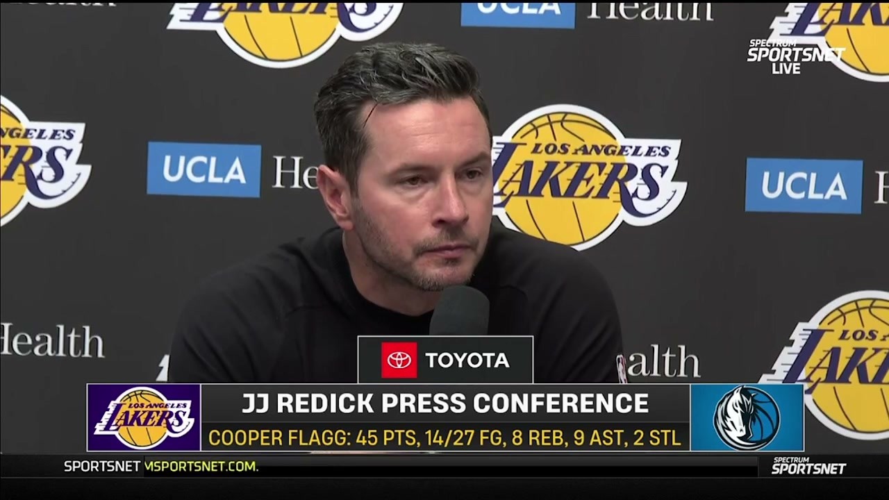 JJ Redick POSTGAME INTERVIEWS | Los Angeles Lakers loss to Dallas Mavericks 134-128