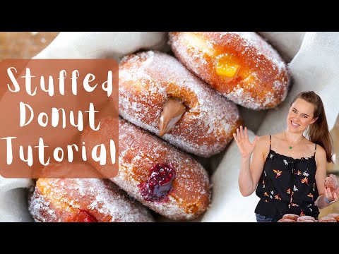 STUFFED DONUT TUTORIAL: How to make stuffed donuts that are worth getting out of bed early for!