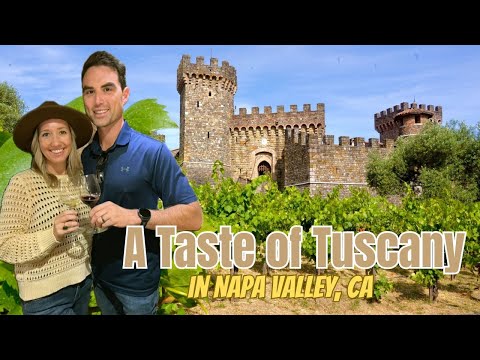 We visited a Tuscan style CASTLE in California | Castello di Amorosa (Napa Valley Winery)