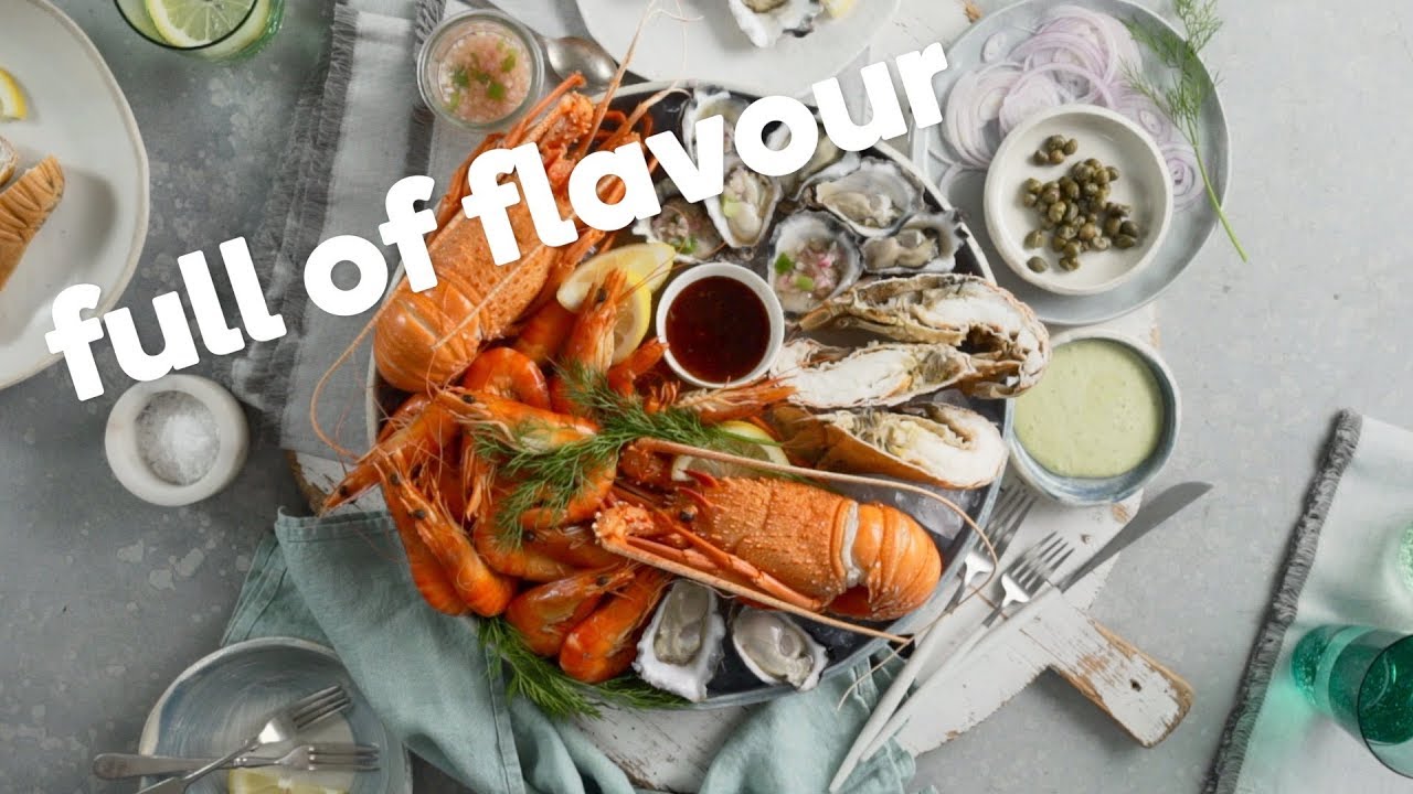 How to plate a seafood platter like a food stylist