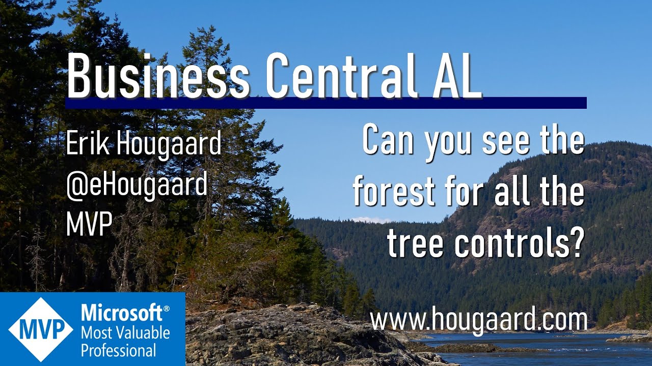 Can you see the forest for all the tree controls in AL and Business Central