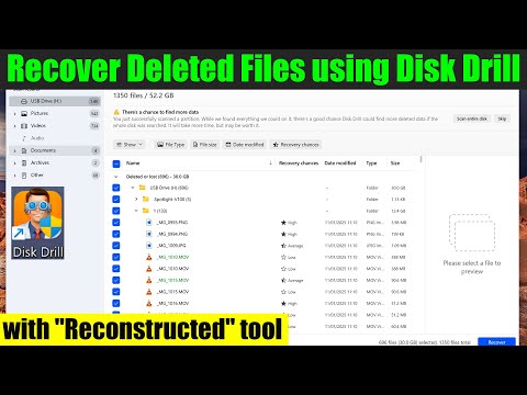 Recover Deleted Files using Disk Drill