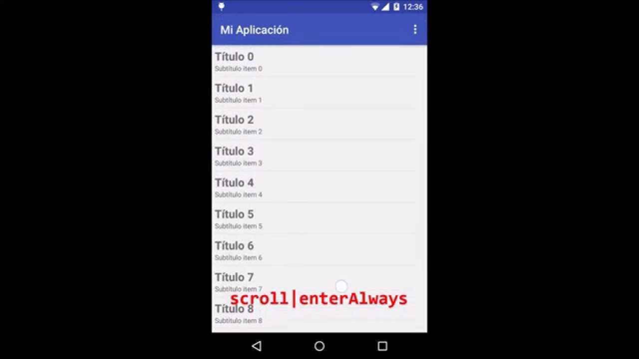 CoordinatorLayout 1/6
