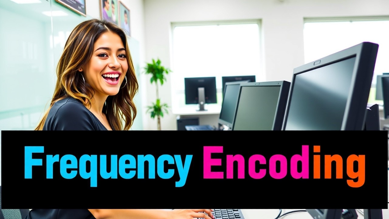 12 Frequency encoding -Categorical variable encoding - Python Machine Learning AI Data preprocessing