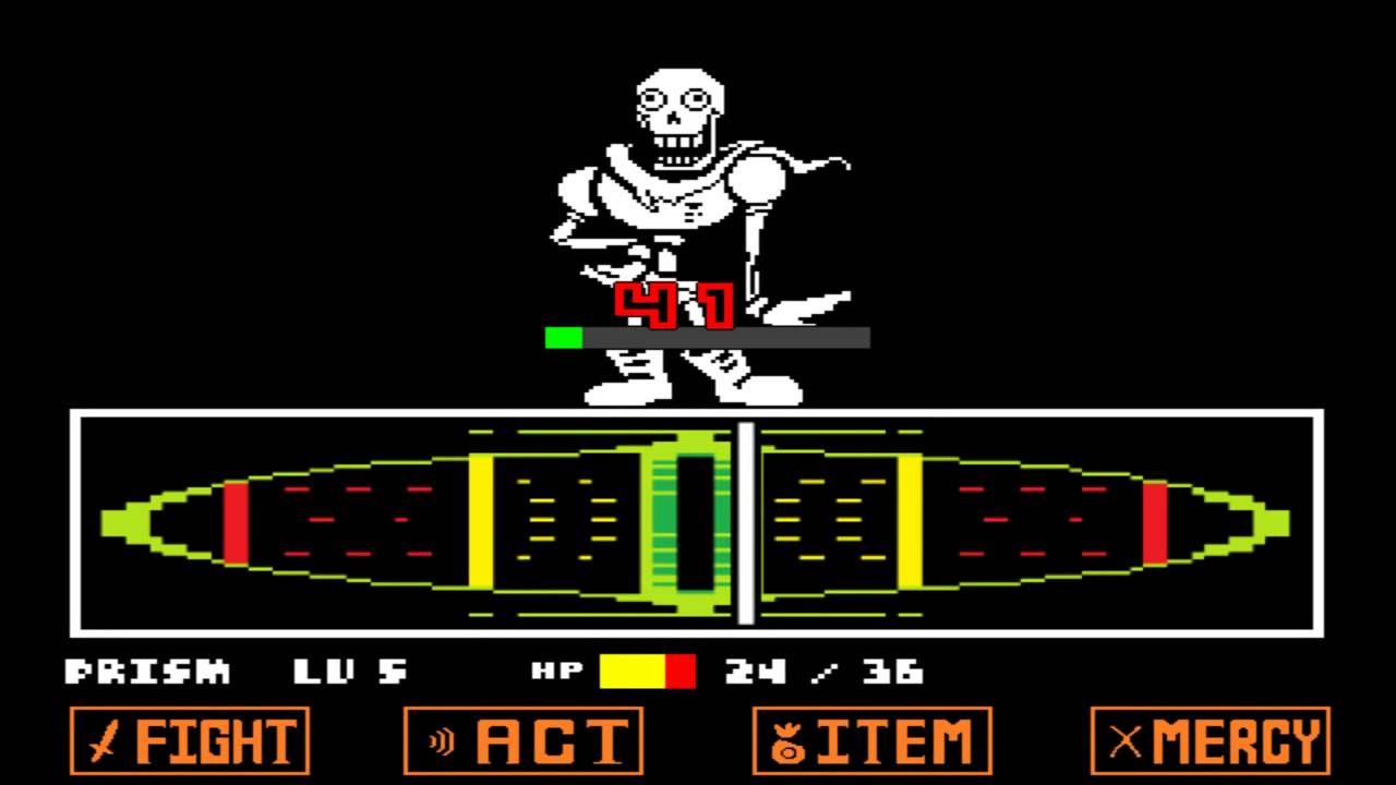 Undertale (Neutral) - Papyrus Boss Fight