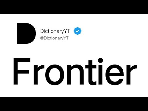 Frontier Meaning in English