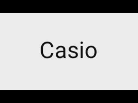 How to pronounce Casio