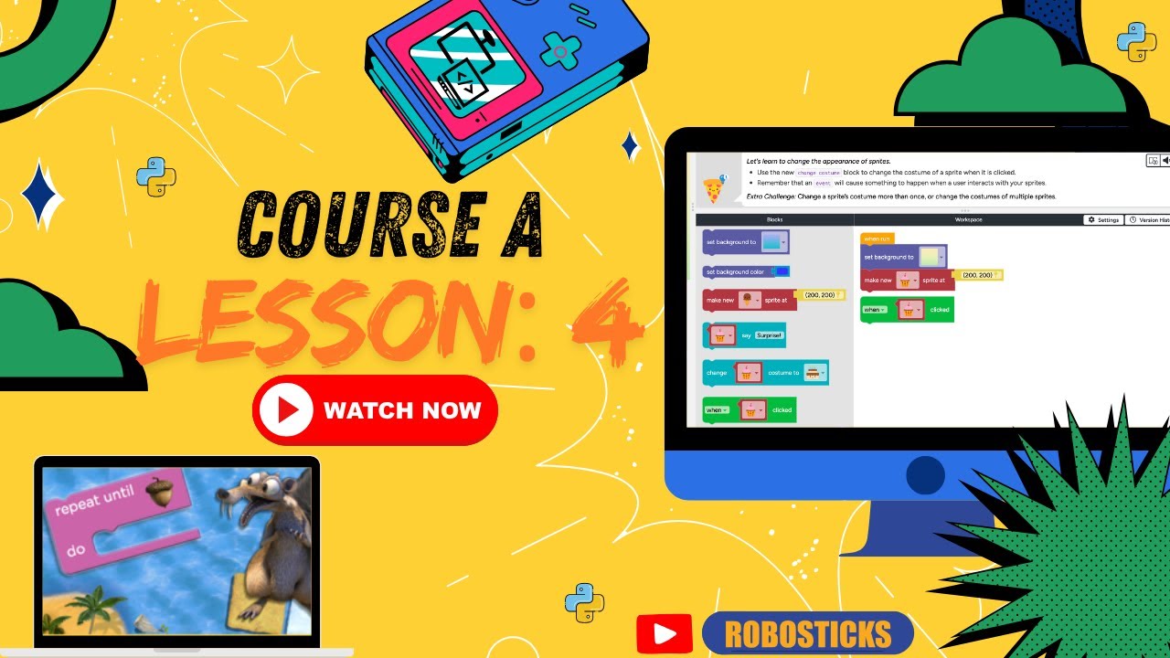 Code.org Course A – Lesson 4 | Step-by-Step Solution & Tutorial | Easy Coding Guide for Kids