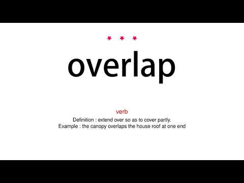 How to pronounce overlap - Vocab Today