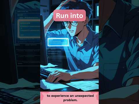 Learn "Run Into" – English Phrasal Verb You Must Know! #esl #anime