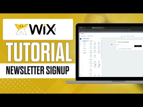 Setting Up a Newsletter Signup in Wix