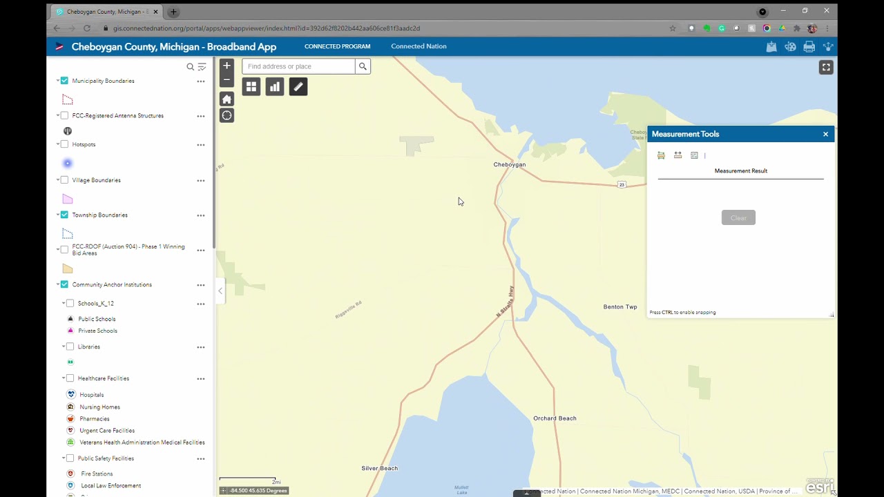 How to use a Michigan Community Interactive Map