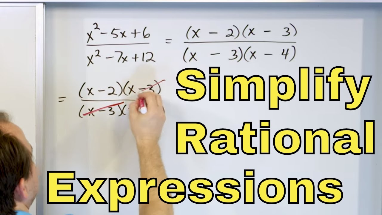 06 - Simplifying Rational Expressions in Algebra, Part 1