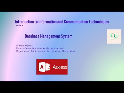 Report in Microsoft Access