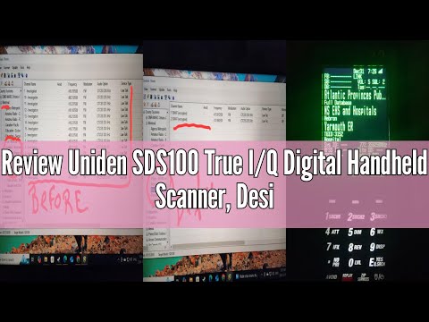 Review Uniden SDS100 True I/Q Digital Handheld Scanner, Designed for Improved Digital Performance in