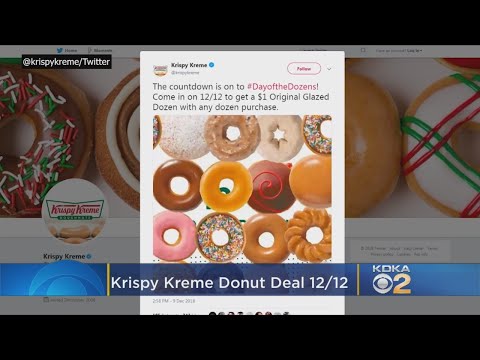 Krispy Kreme Offering $1 Dozen Doughnuts On Dec. 12