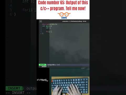 Code number 65: Output of this c/c++ program. Tell me now! #shorts #programming #coding #c