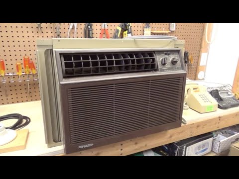 Sharp CF-608M6 6,500 BTU Room Air Conditioner | Initial Checkout, Unit 1 of 2
